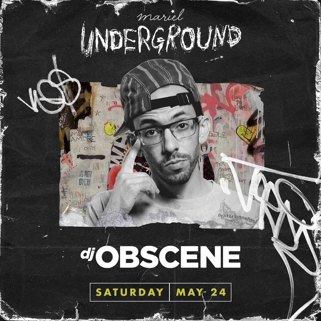 Obscene at Mariel Underground - Saturday, May 24 2025 | Discotech