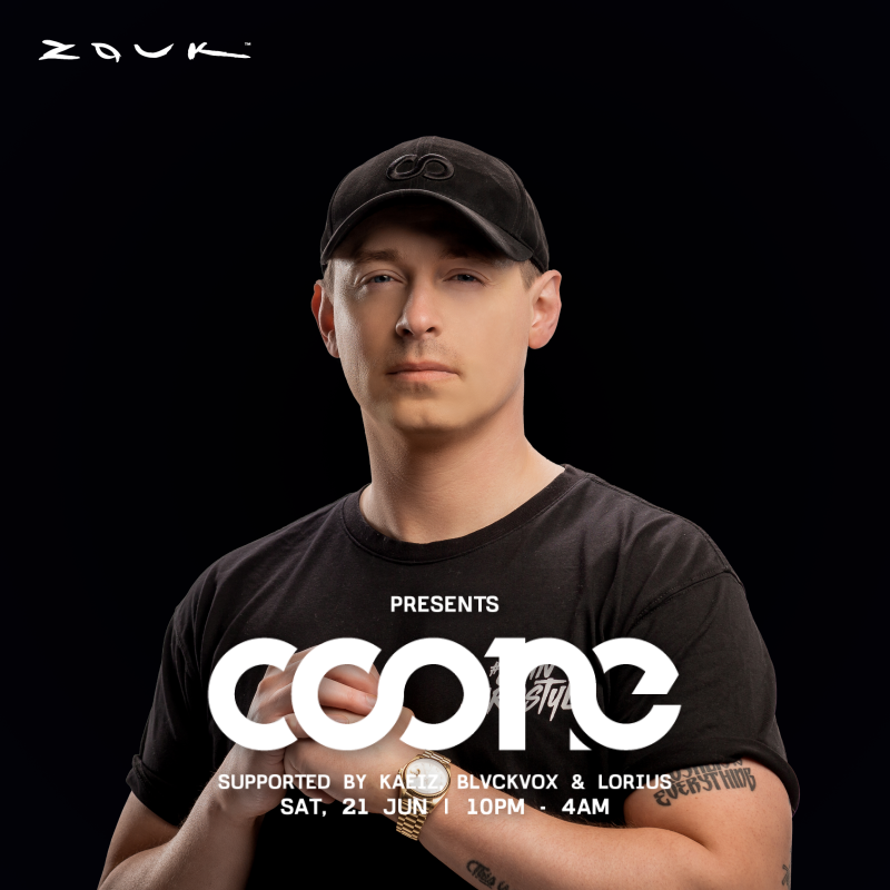 Coone at Zouk - Saturday, Jun 21 2025 | Discotech