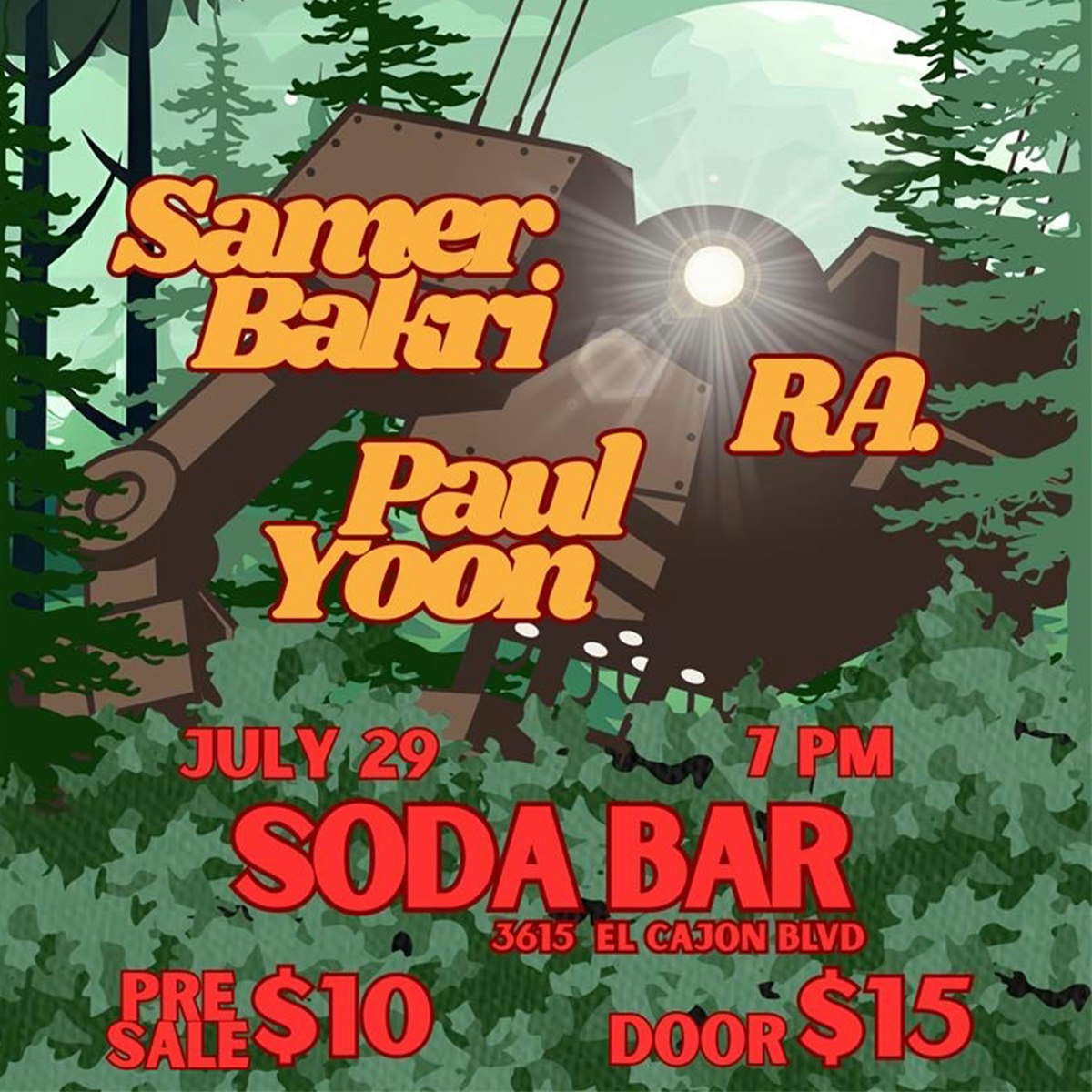 Samer Bakri, RA., Paul Yoon at Soda Bar - Tuesday, Jul 29 2025 | Discotech