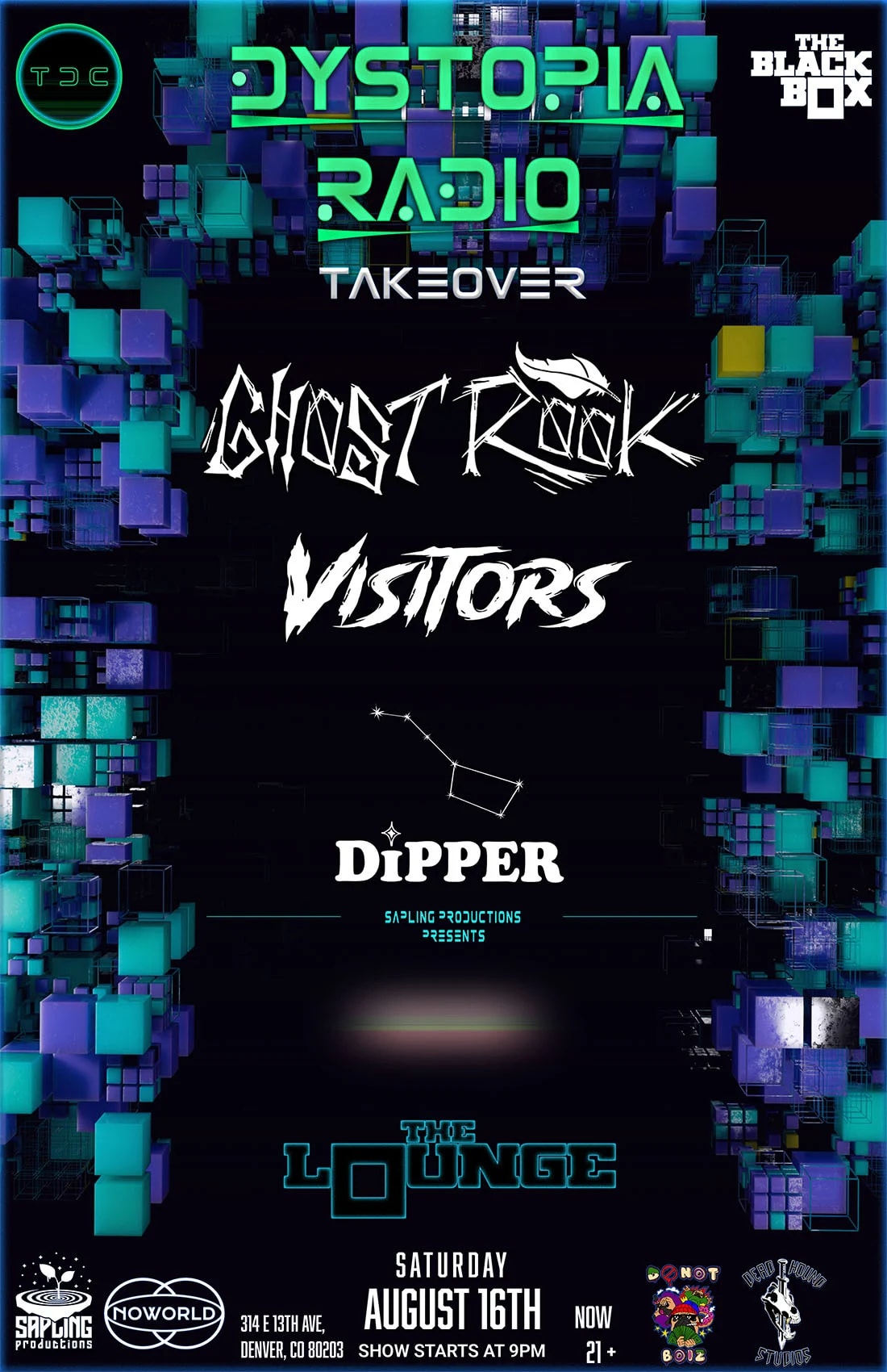 Dystopia Radio: Ghost Rook, Visitors (Bessy, Weary, Greylock), Dipper ...
