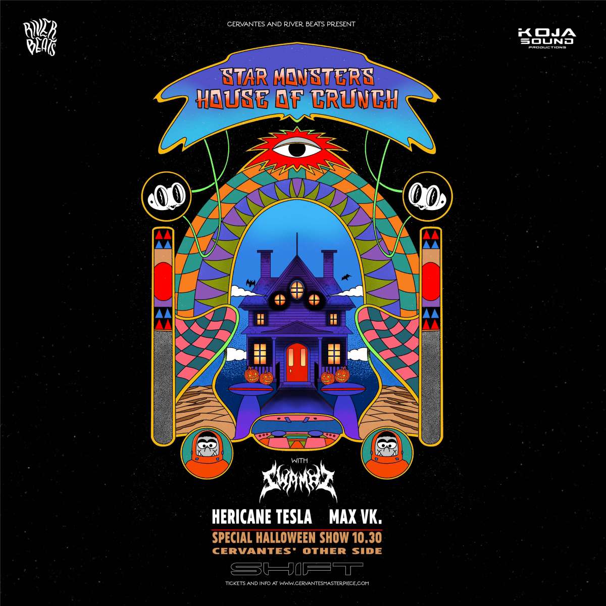 SHIFT Ft. Star Monster w/ Swampz, Hericane Tesla, Max VK at Cervantes ...