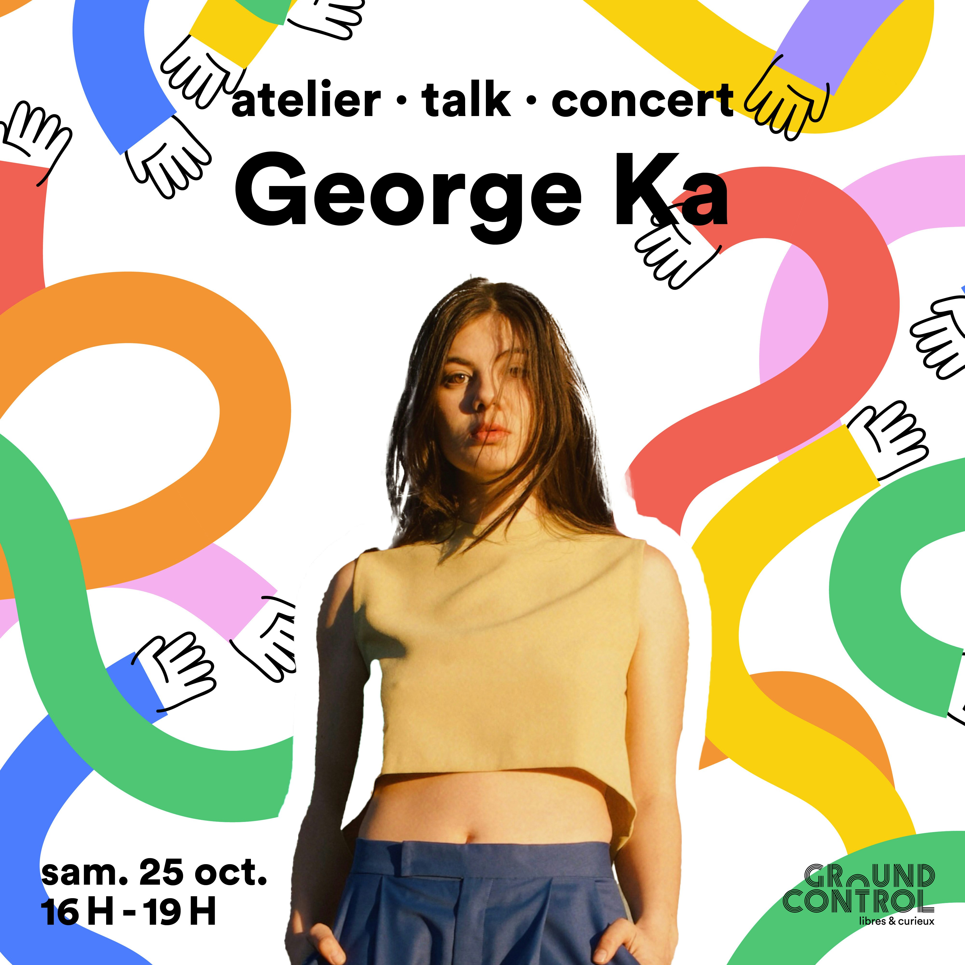 Atelier d'écriture avec George Ka at Ground Control Gare de Lyon ...
