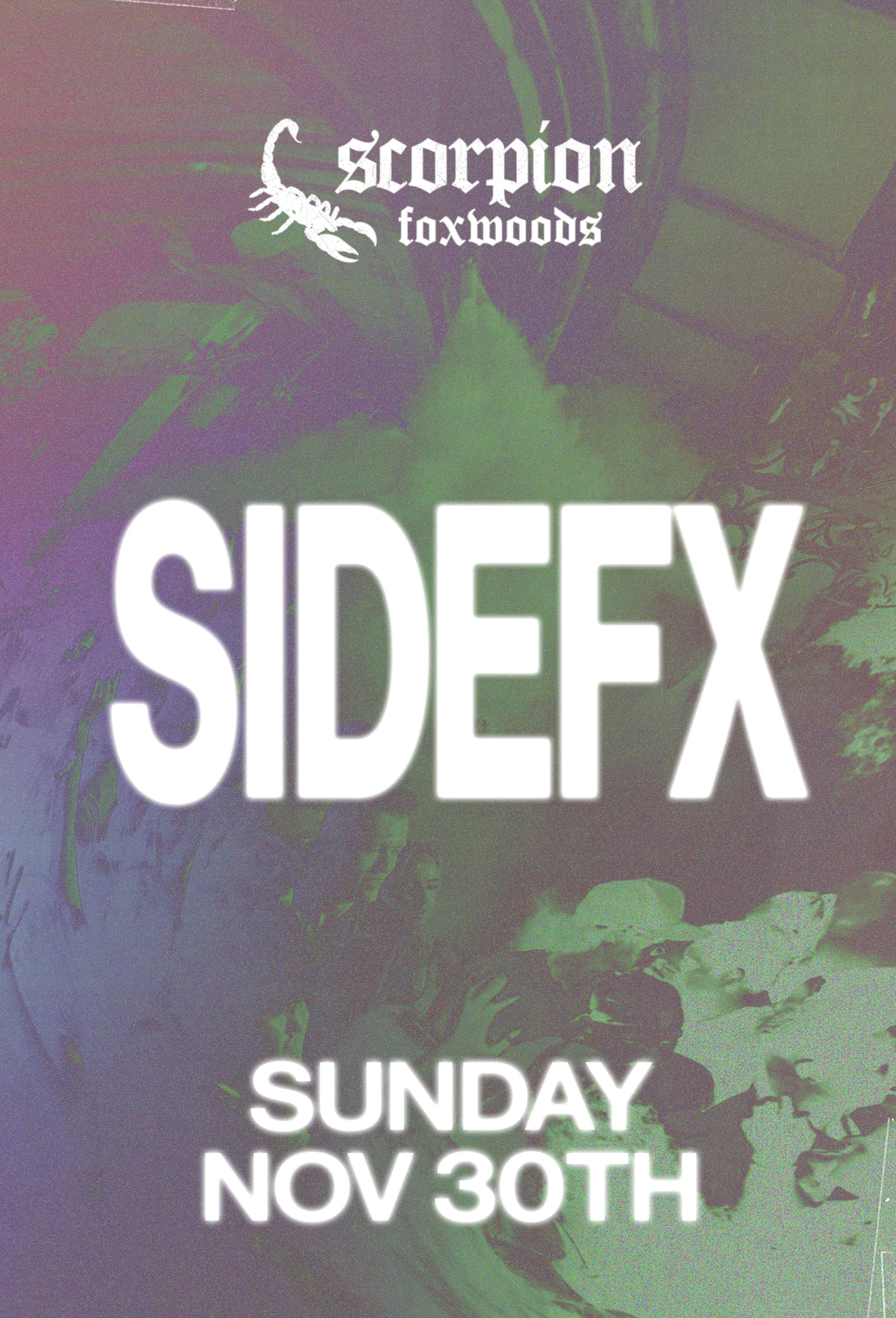 SideFX at Scorpion Bar Foxwoods - Sunday, Nov 23 2025 | Discotech