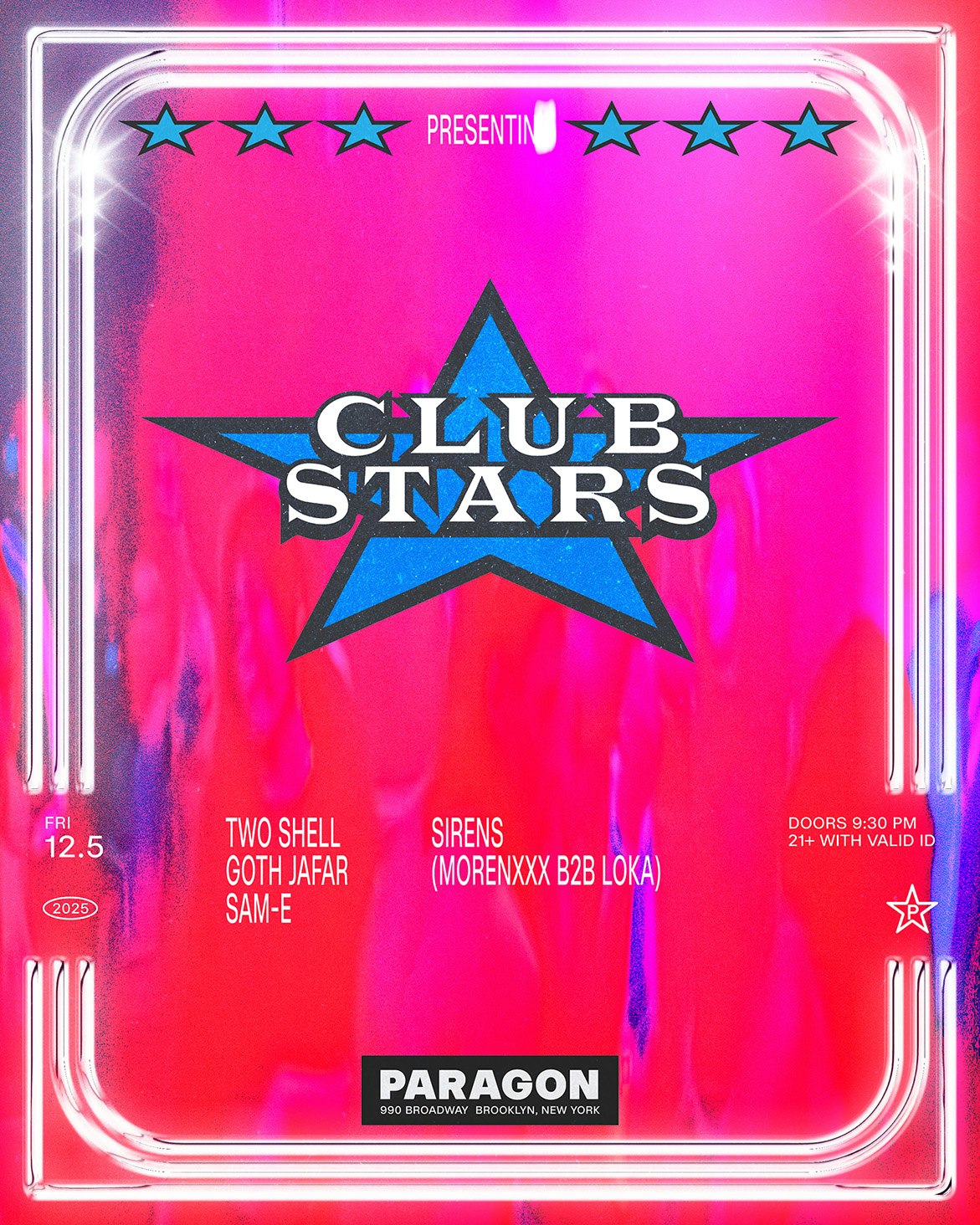 Club Stars: Two Shell, Goth Jafar, SAM-E + SIRENS at Paragon - Friday ...