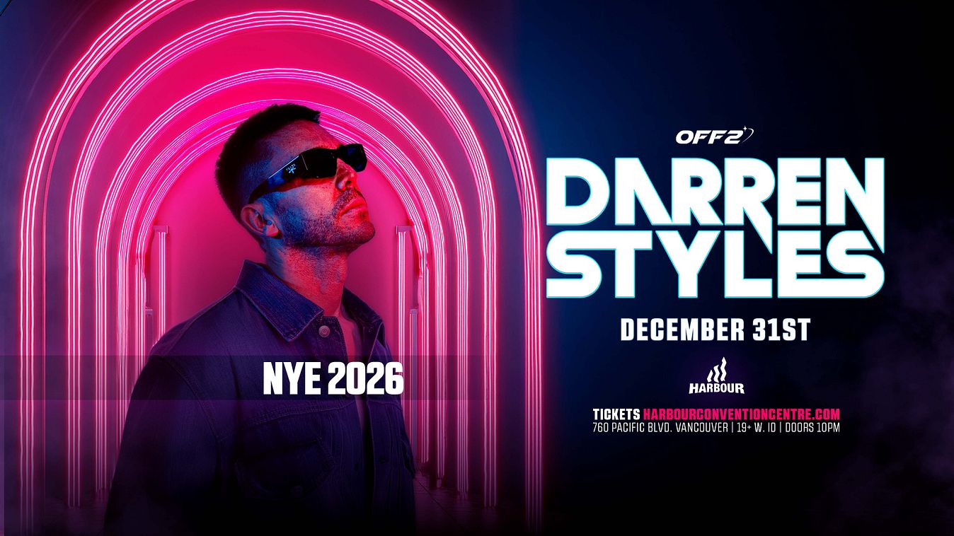 Darren Styles NYE 2026 at Harbour Event Centre - Wednesday, Dec 31 2025 ...