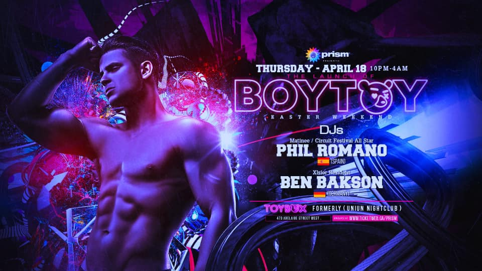 BOYTOY with Phil Romano & Ben Bakson at Toybox - Thursday, Apr 18 2019 ...