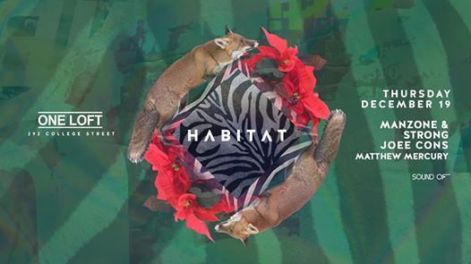 Habitat • Manzone&Strong, Joee Cons, Matthew Mercury at One Loft ...