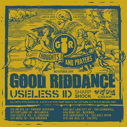 Good Riddance, Useless ID, Sharp Shock, The Last Gang at The BlueBird ...