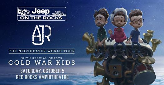 Jeep On The Rocks: AJR - The Neotheater World Tour at Red Rocks ...