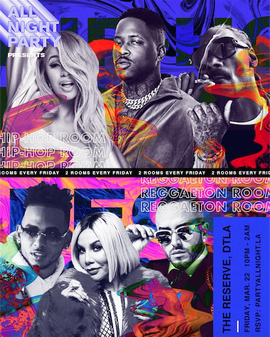 All Night Party at The Reserve - Friday, Mar 22 2019 | Discotech