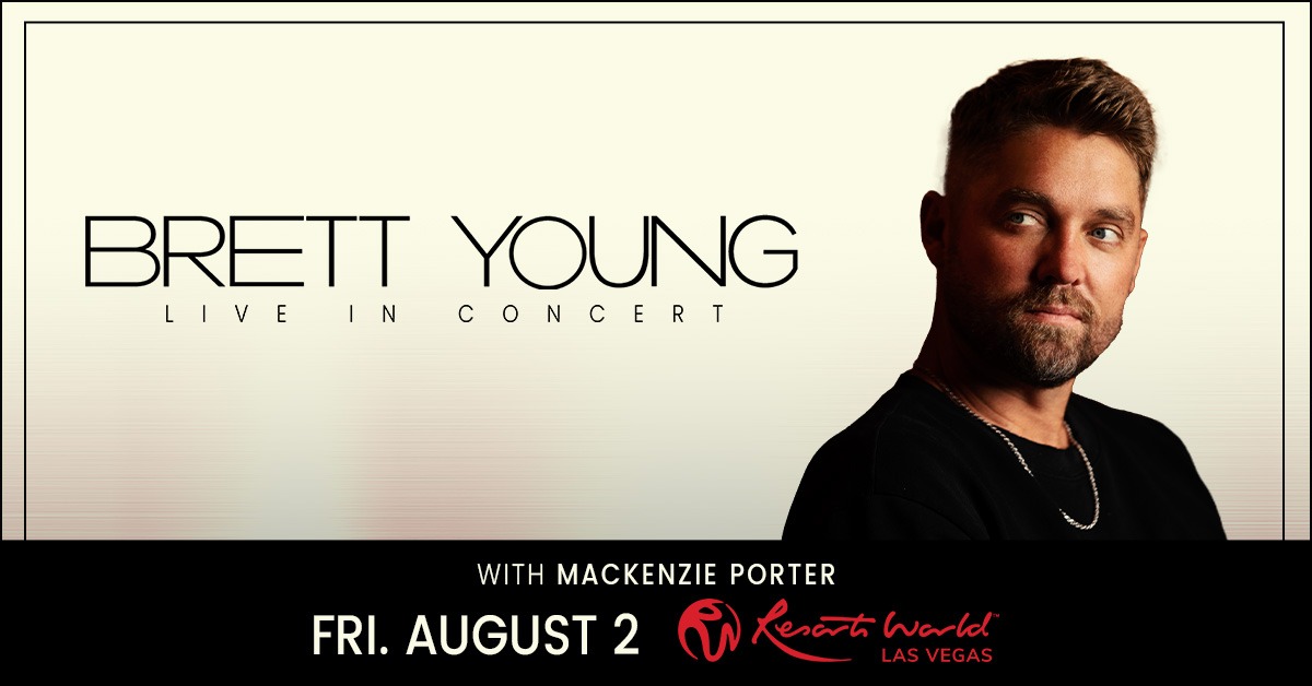 Brett Young at Resorts World Theatre - Friday, Aug 2 2024 | Discotech