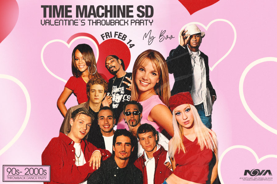 Time Machine: 90s-2000s Valentine's Throwback Party at Nova - Friday ...