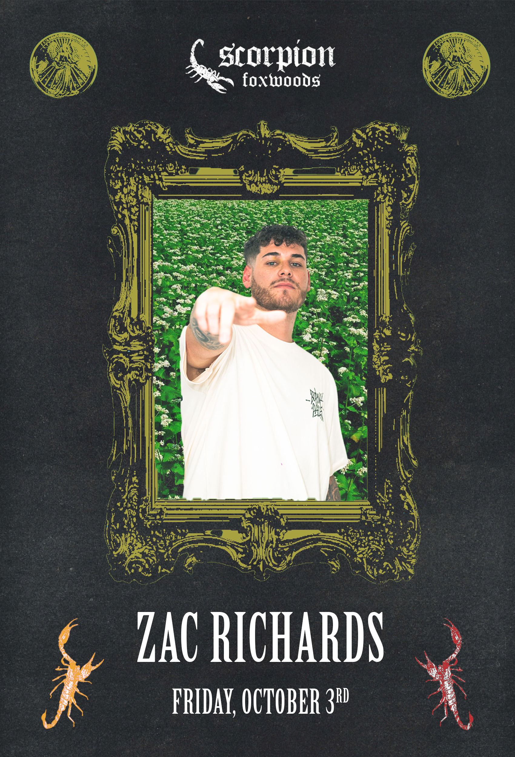 Music by Zac Richards at Scorpion Bar Foxwoods - Friday, Oct 3 2025 ...