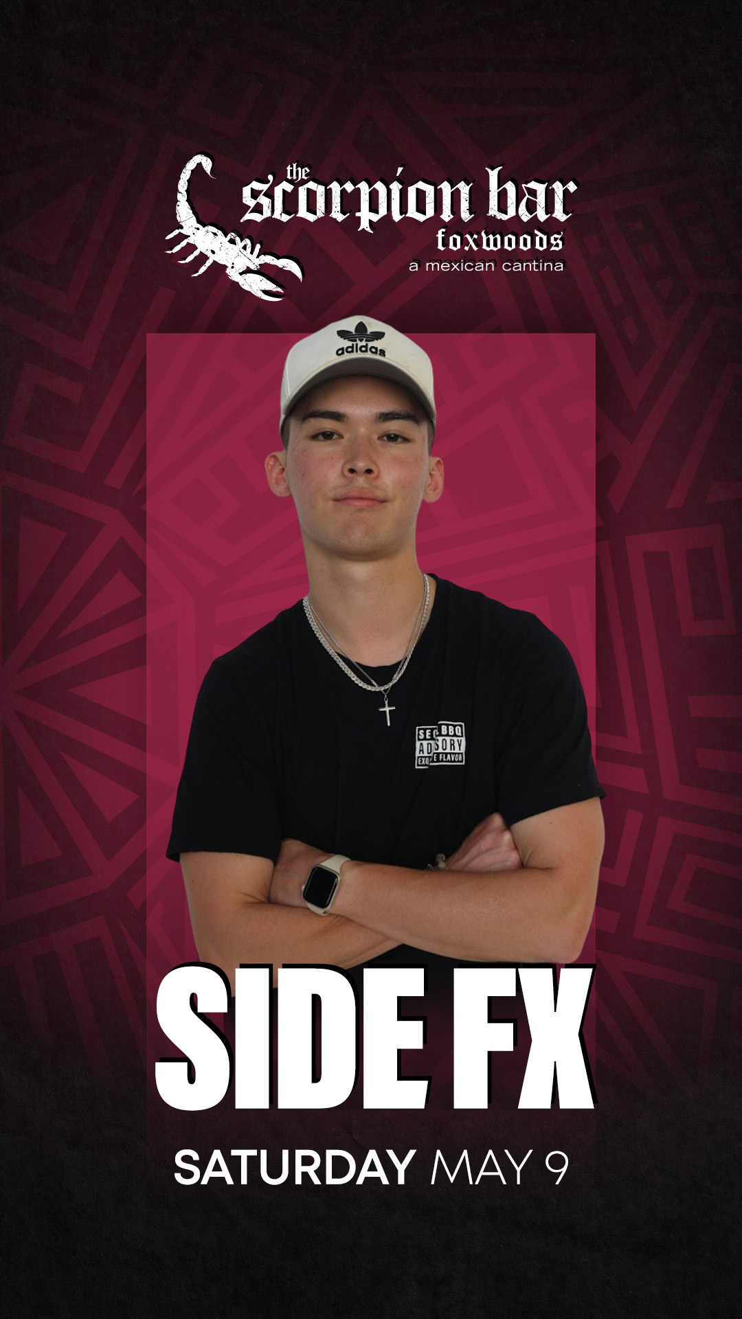 Music by Side FX at Scorpion Bar Foxwoods - Friday, May 9 2025 | Discotech