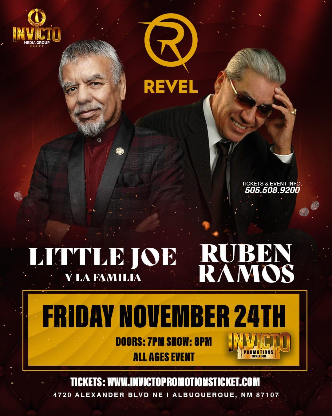 Little Joe Y Familia & Ruben Ramos at Revel ABQ - Friday, Nov 24 2023 ...