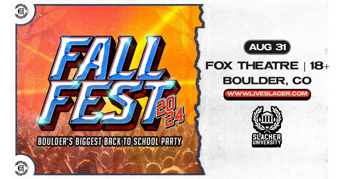 Fall Fest 2024 | Boulder's Biggest Back To School Party at Fox Theatre ...