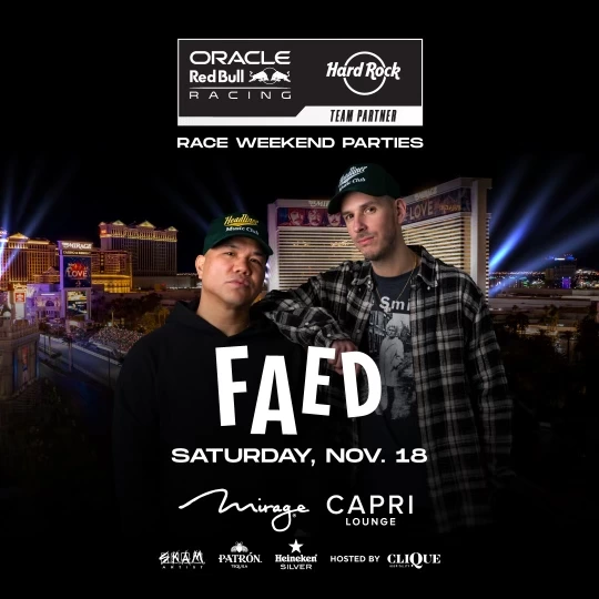F1 Weekend - FAED at Capri Lounge - Saturday, Nov 18 2023 | Discotech