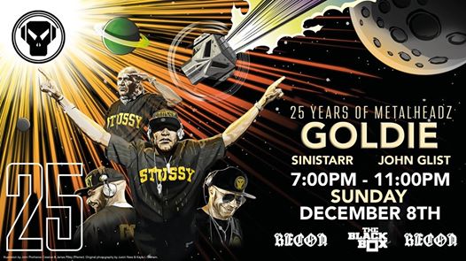 25 Years of Metalheadz USA Tour: Goldie at The Black Box - Sunday, Dec ...