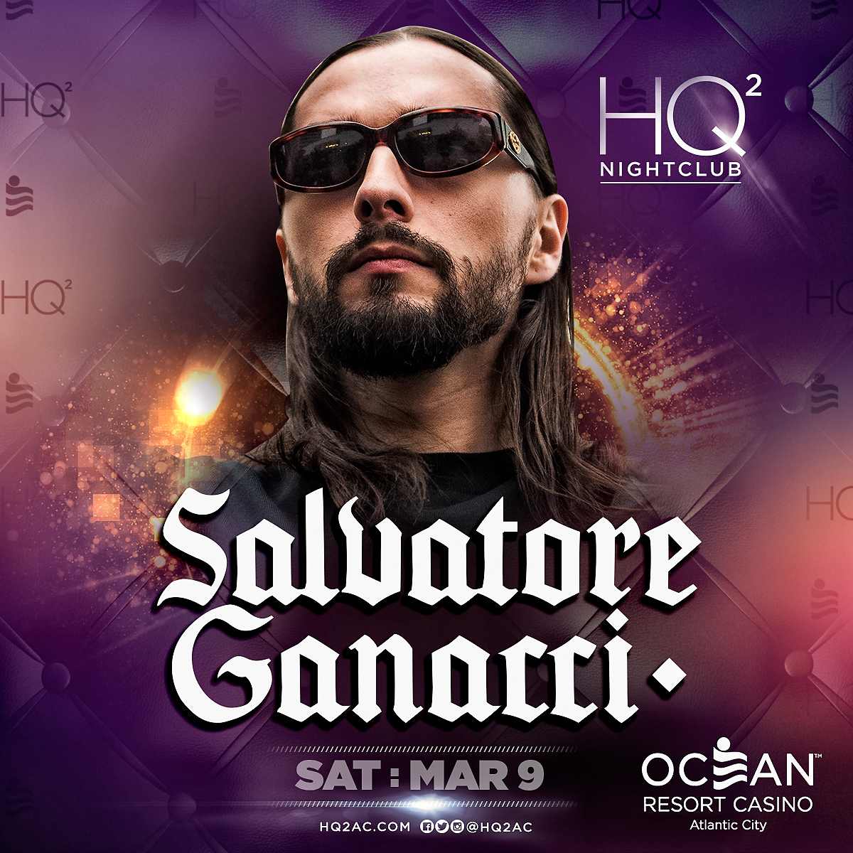 Salvatore Ganacci at HQ2 Nightclub - Saturday, Mar 9 2019 | Discotech