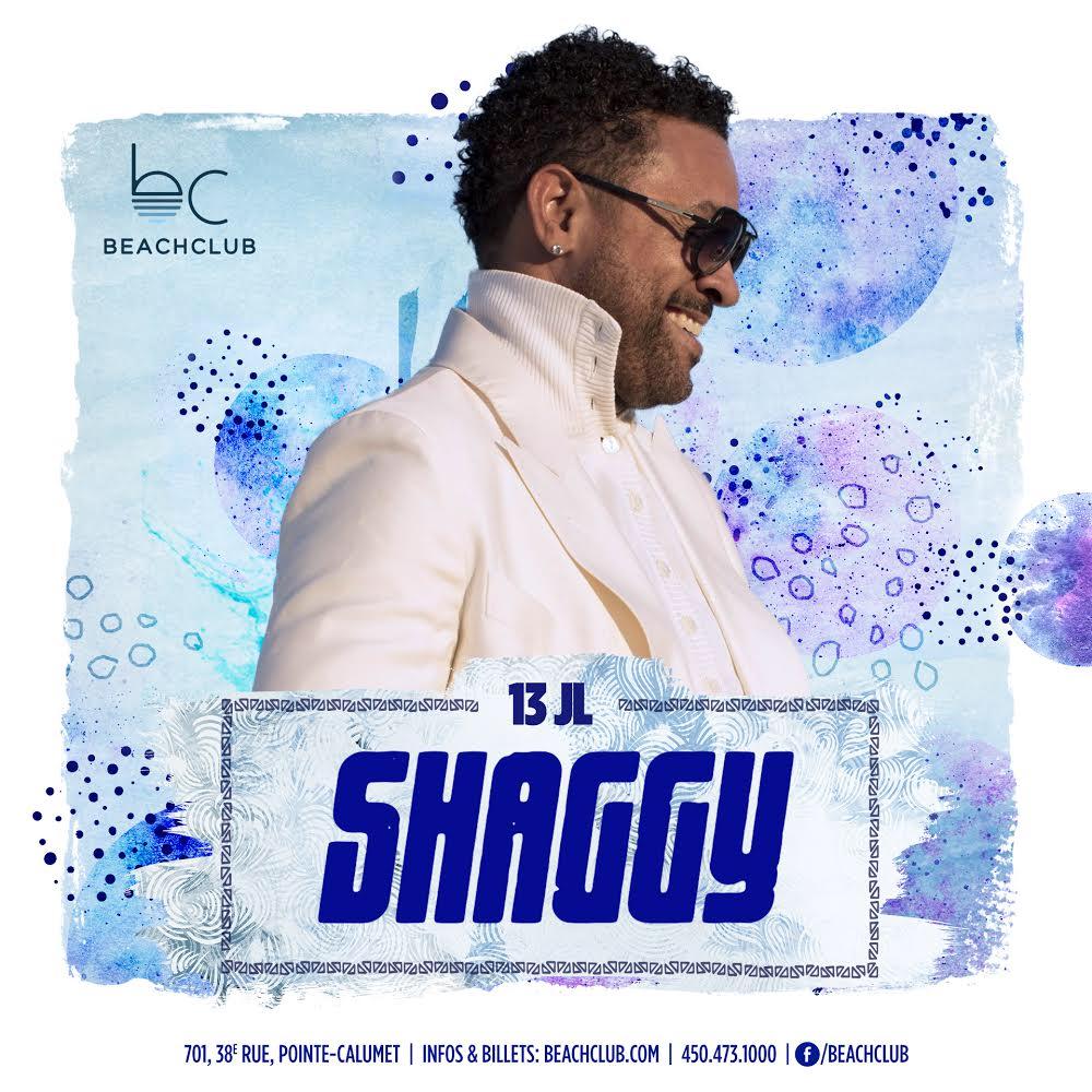 Shaggy at Beachclub - Saturday, Jul 13 2019 | Discotech