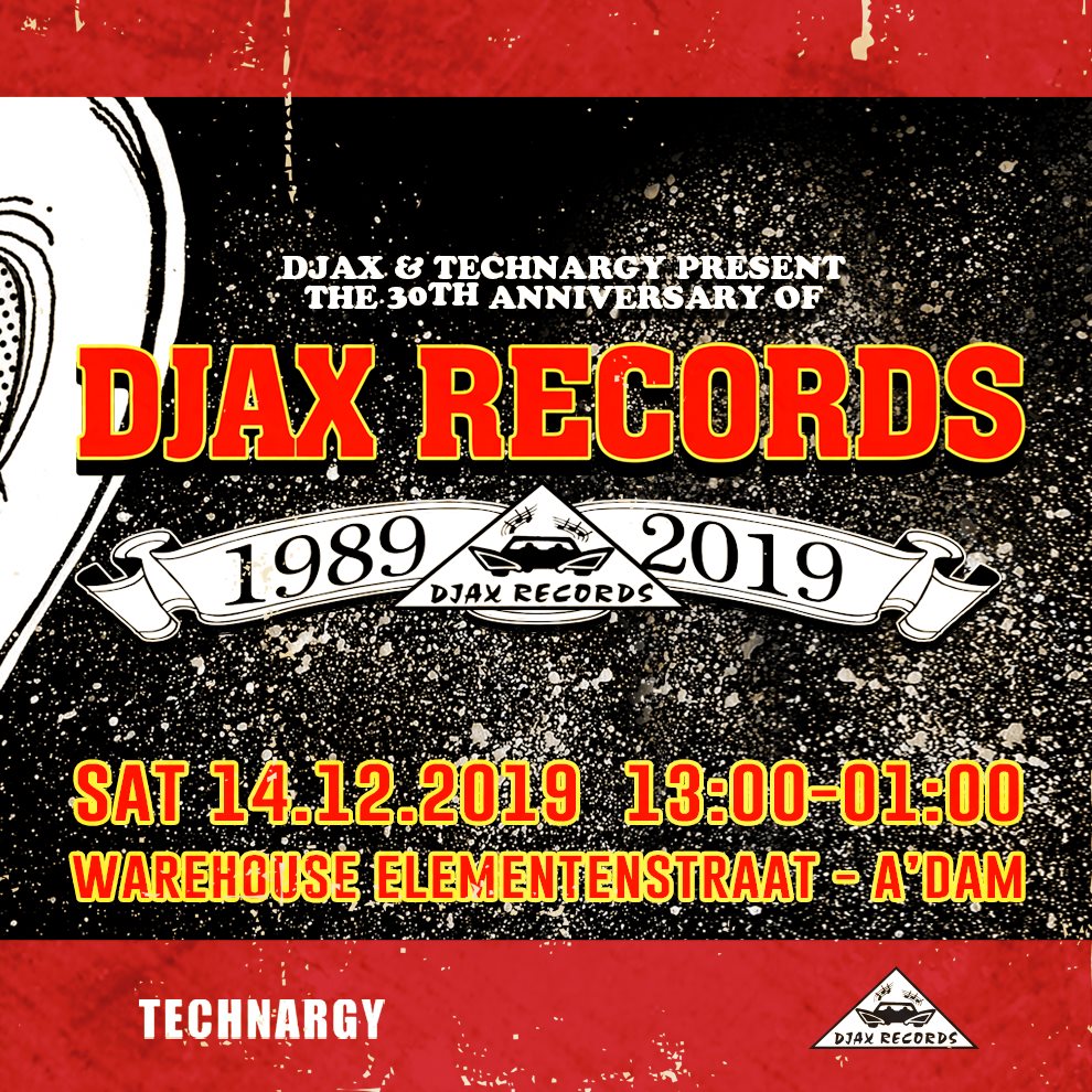 Djax 30th Anniversary in Amsterdam at Warehouse Elementenstraat ...