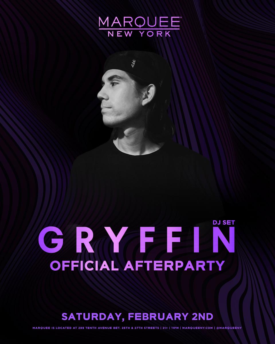 Gryffin at Marquee NY - Saturday, Feb 2 2019 | Discotech