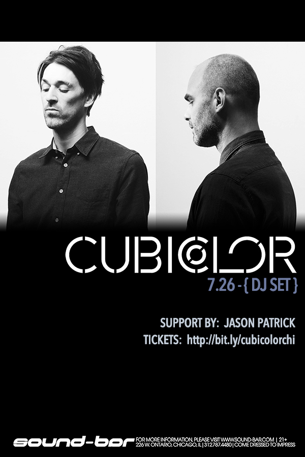 Cubicolor at Sound Bar - Friday, Jul 26 2019 | Discotech